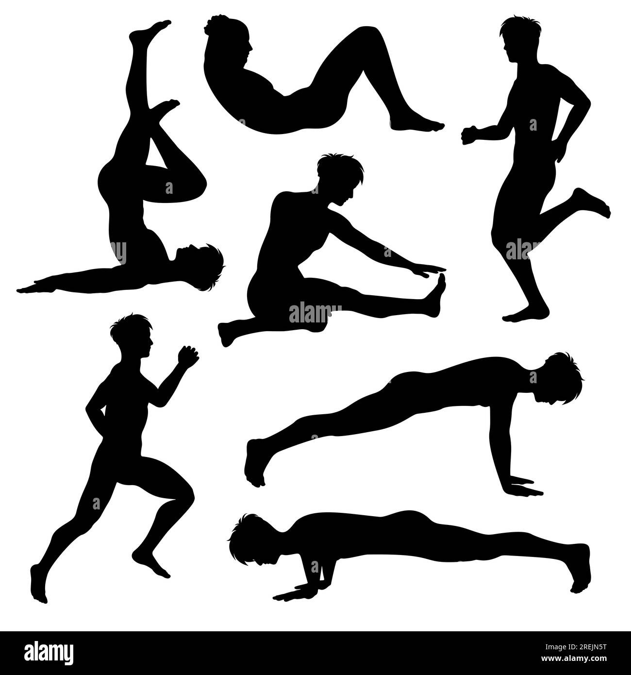 Male figure in yoga Stock Vector Images - Alamy