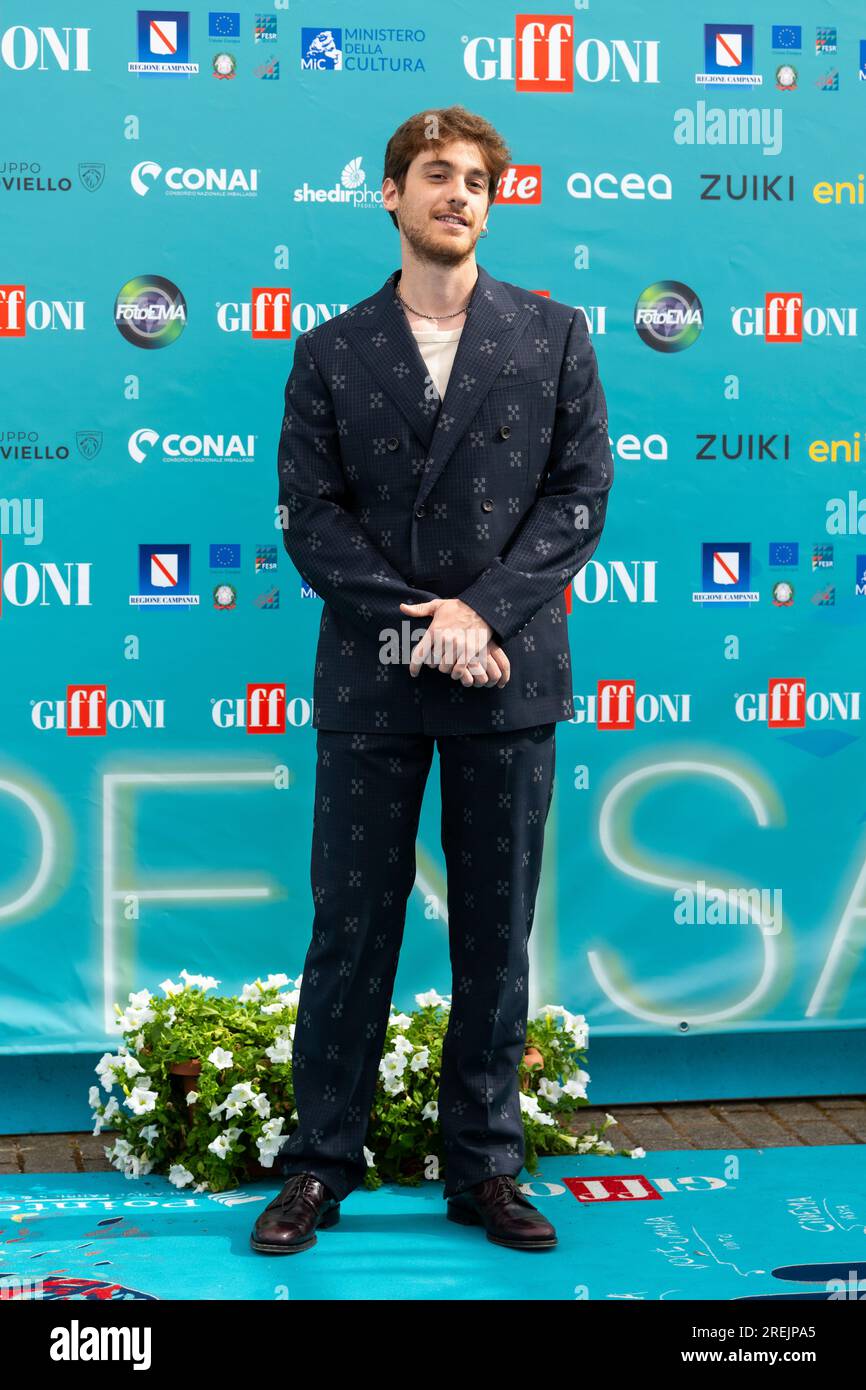 Giffoni Valle Piana, Salerno, Italy. 28th July, 2023. Italian actor ...
