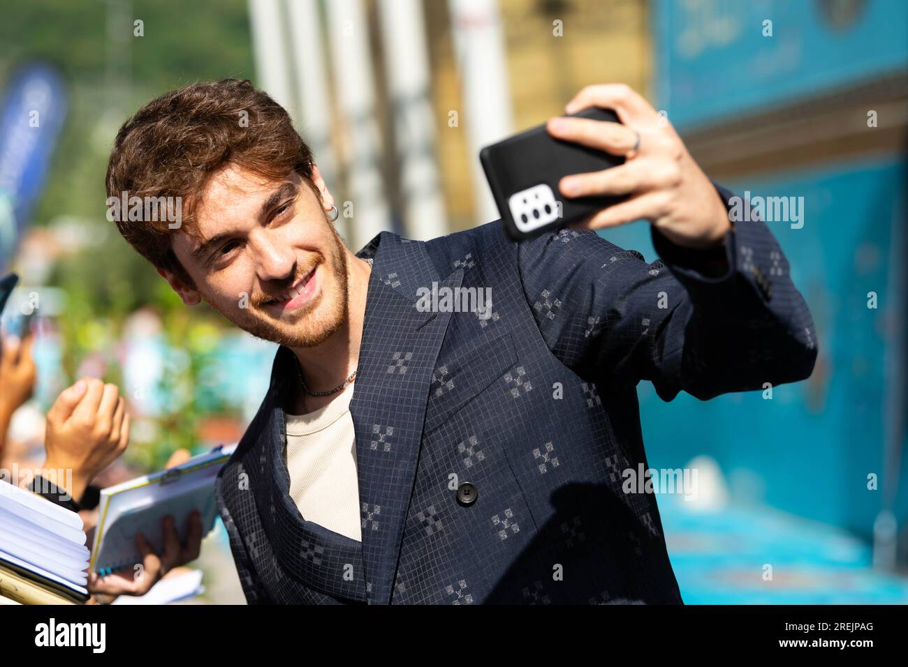 Giffoni Valle Piana, Salerno, Italy. 28th July, 2023. Italian actor ...