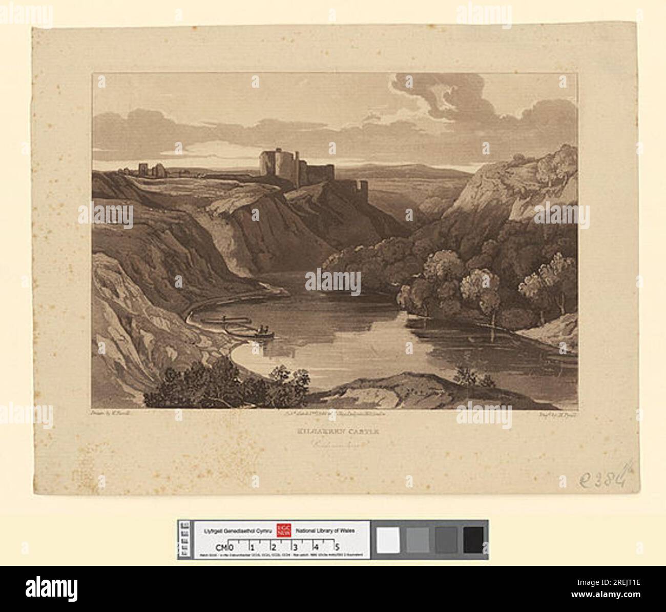 Kilgarren castle, Cardiganshire 1829 by Henry Pyall Stock Photo - Alamy