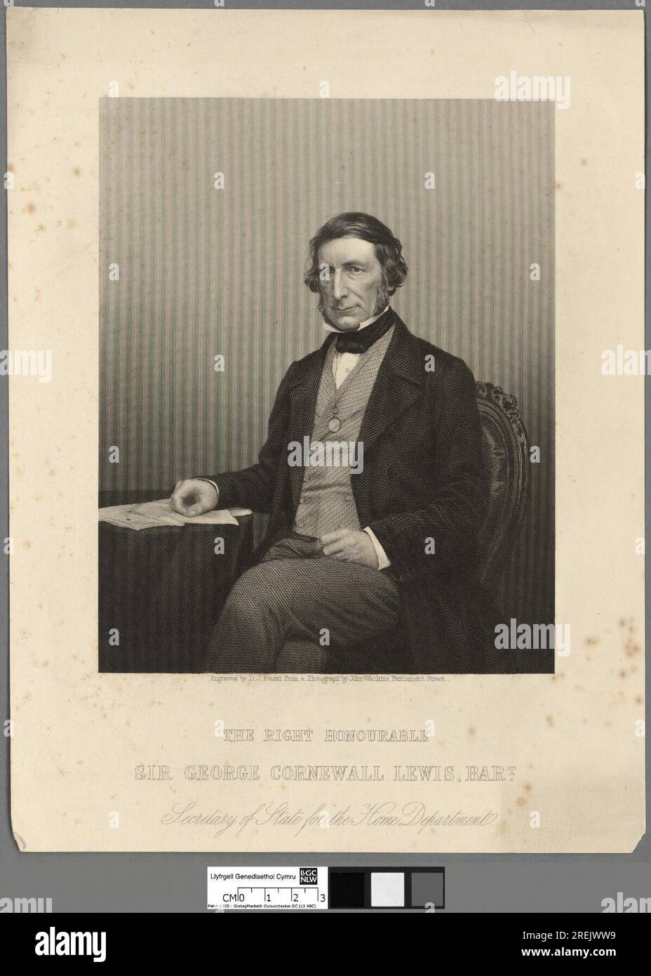 The Right Honourable Sir George Cornewall Lewis, Bart circa 1860 by ...