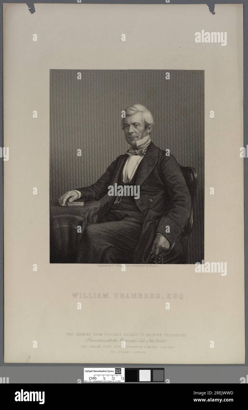 William Chambers, Esq circa 1860 by Daniel John Pound Stock Photo - Alamy