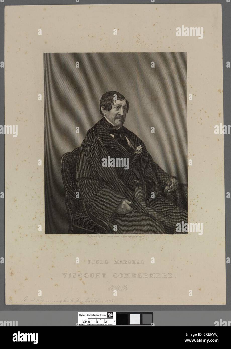 Field Marshal Viscount Combermere, G.C.B circa 1860 by Daniel John ...