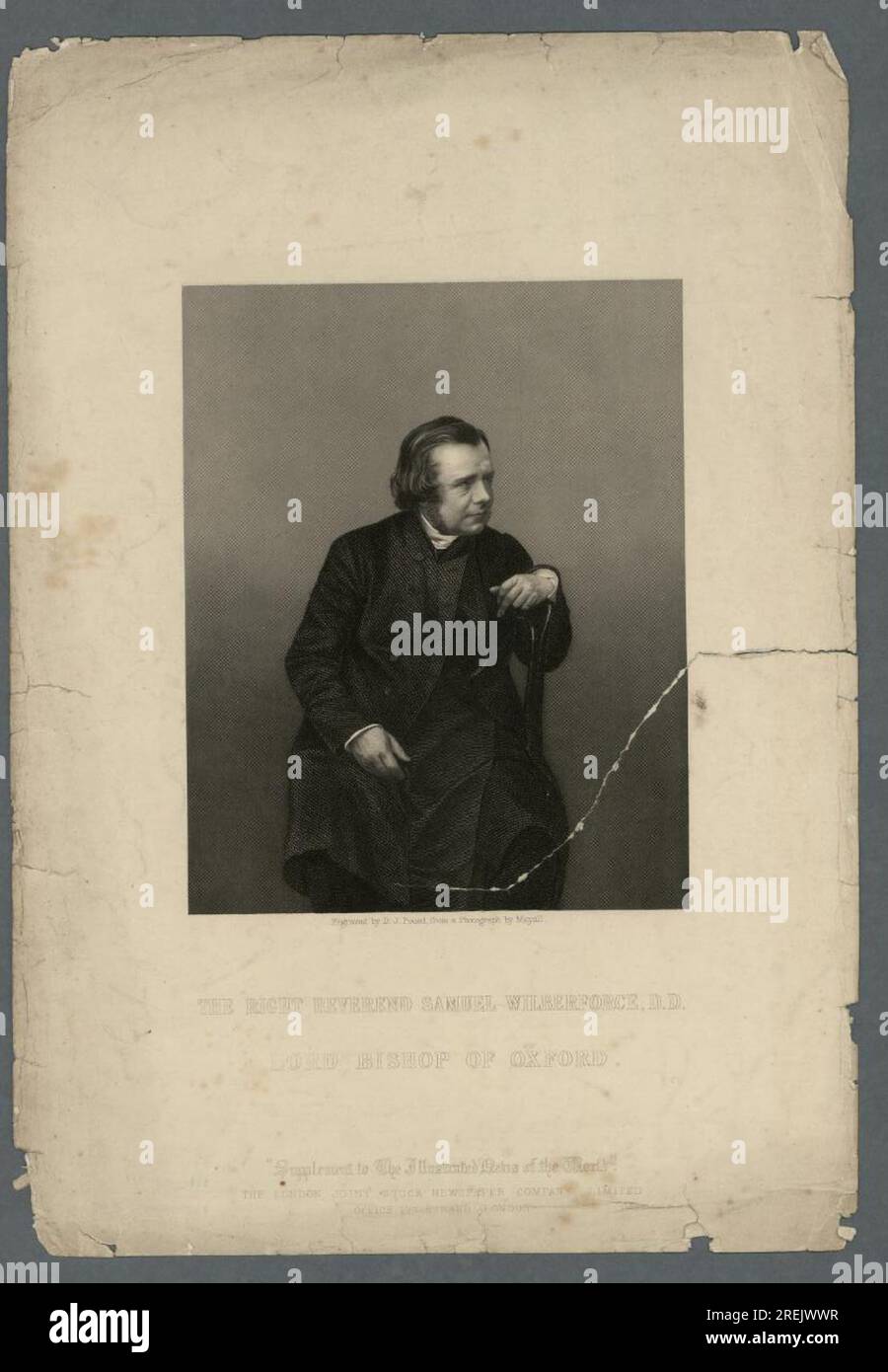 The Right Reverend Samuel Wilberforce, D.D circa 1860 by Daniel John ...