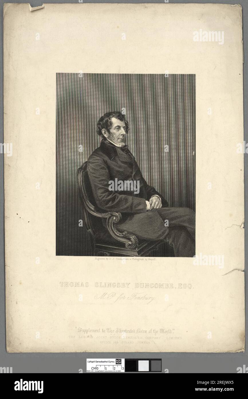 Thomas Slingsby Duncombe, Esq circa 1858 by Daniel John Pound Stock ...