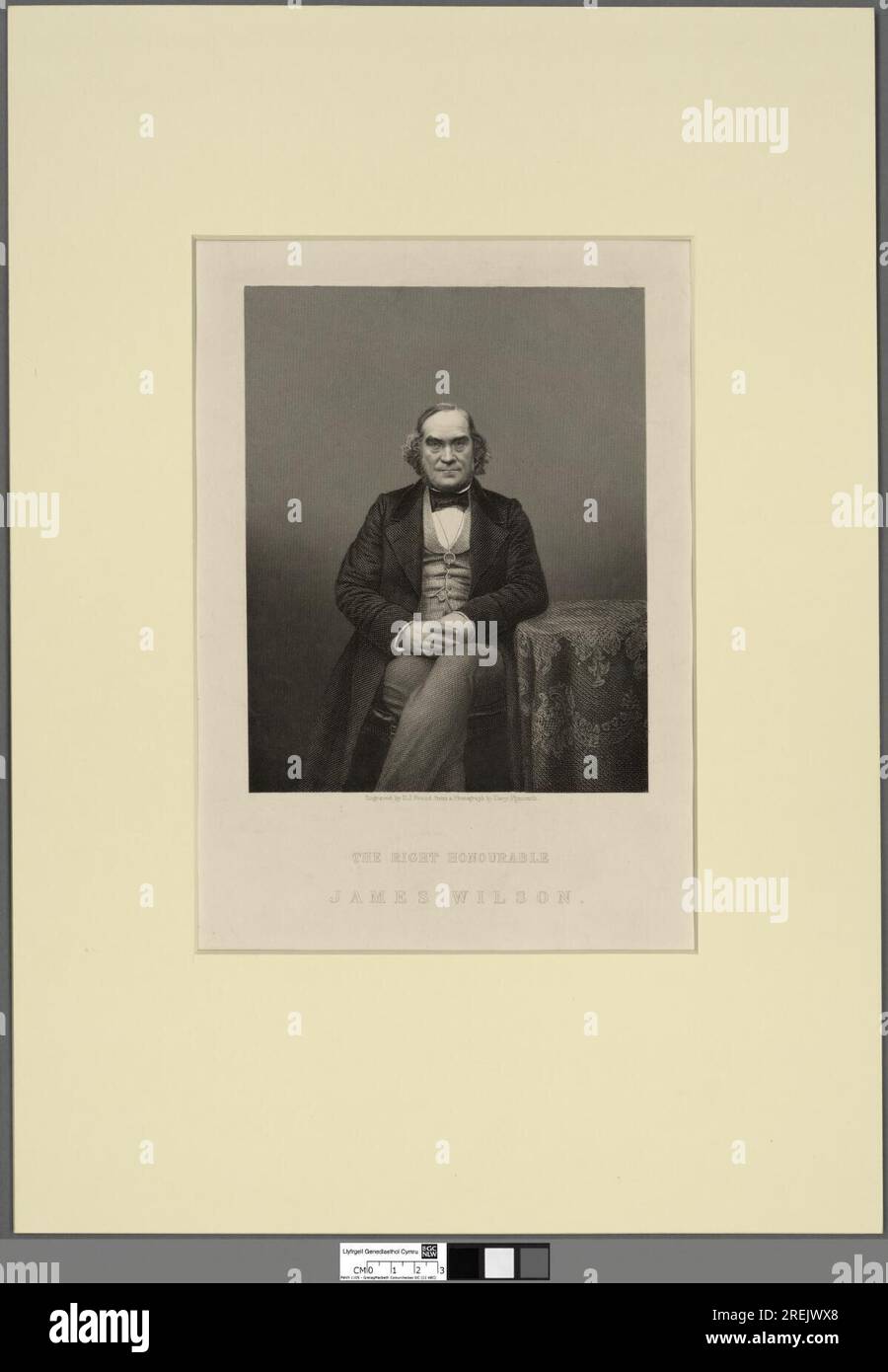 The Right Honourable James Wilson circa 1860 by Daniel John Pound Stock ...