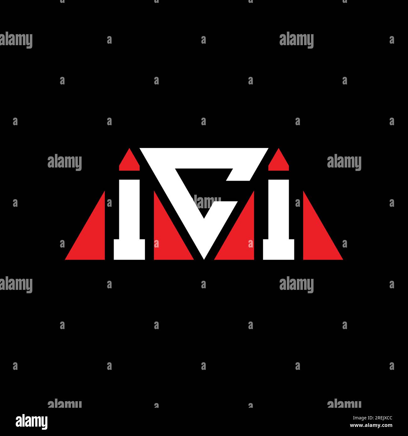 Ici logo design Stock Vector Images - Alamy