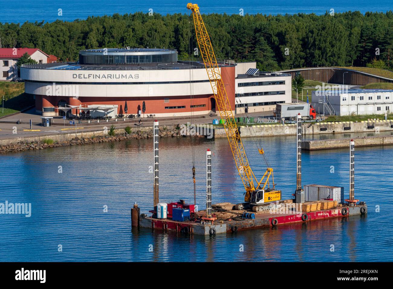 Maritime Museum & Dolphinarium, Klaipeda, Lithuania, Europe Stock Photo ...