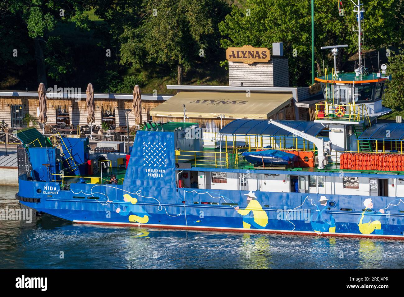 Smiltyne Ferry,Klaipeda, Lithuania, Europe Stock Photo - Alamy