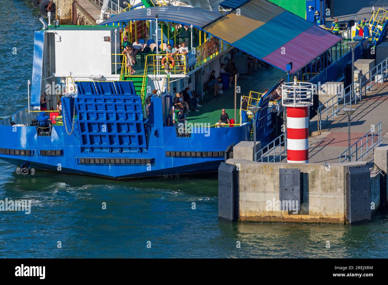 Smiltyne Ferry,Klaipeda, Lithuania, Europe Stock Photo - Alamy