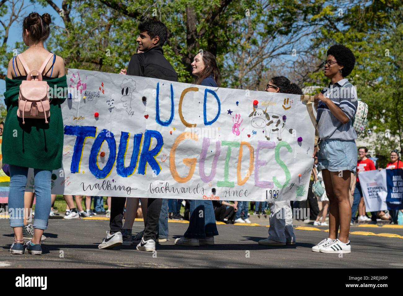 Davis, CA - April 15 2023. Picnic Day parade at the University of ...