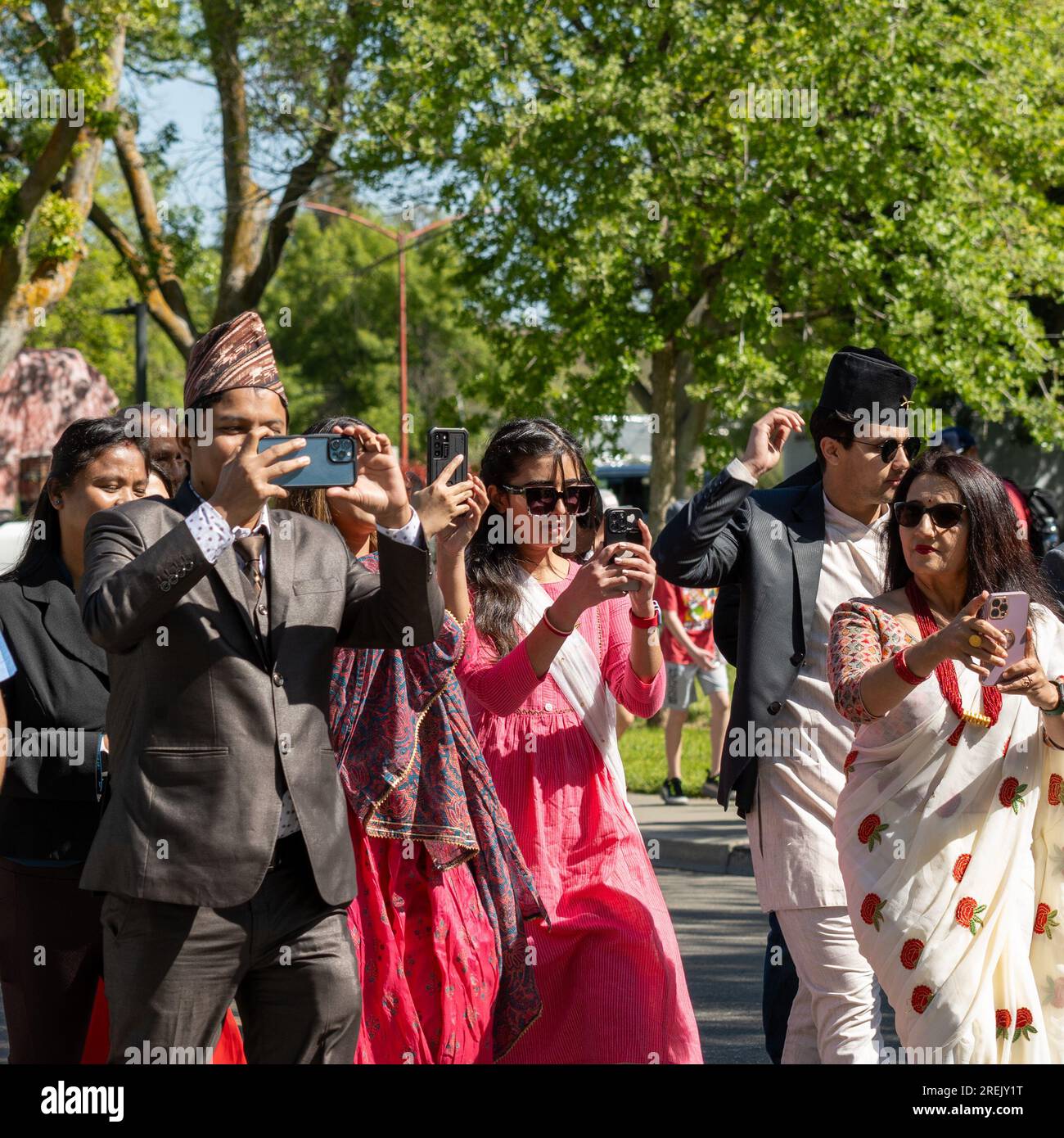 Davis, CA - April 15 2023. Picnic Day parade at the University of ...