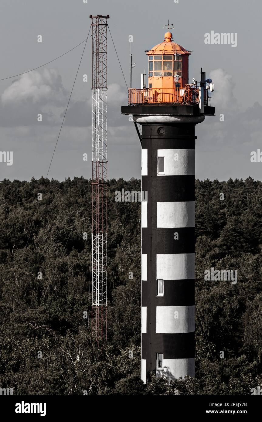 Lighthouse, Port of Klaipeda, Lithuania, Europe Stock Photo - Alamy