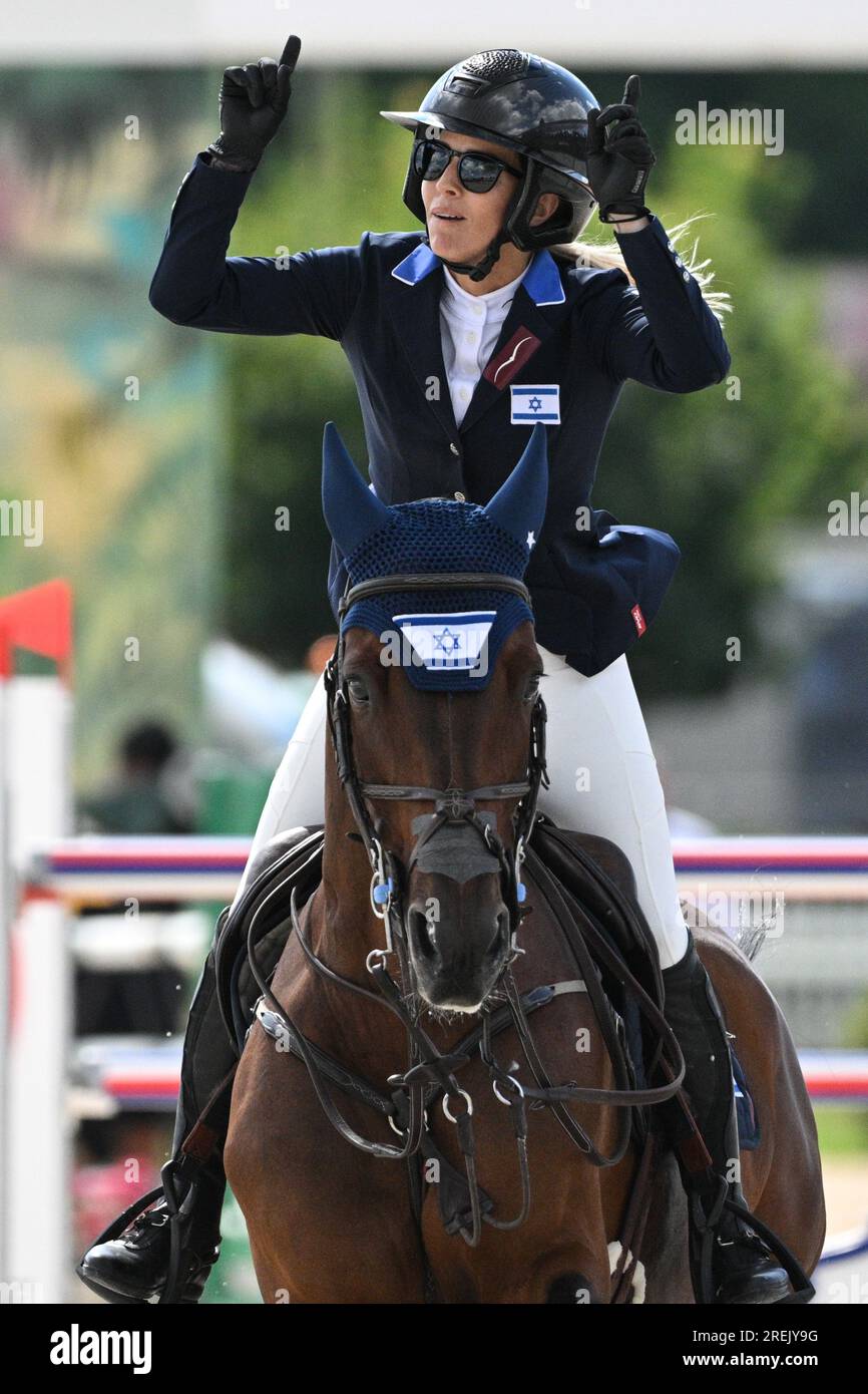 Prague, Czech Republic. 28th July, 2023. Ashlee Bond of Israel competes ...