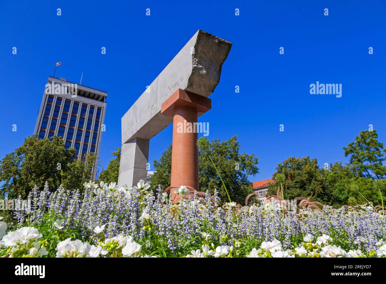Arka Monument, Klaipeda, Lithuania, Europe Stock Photo - Alamy