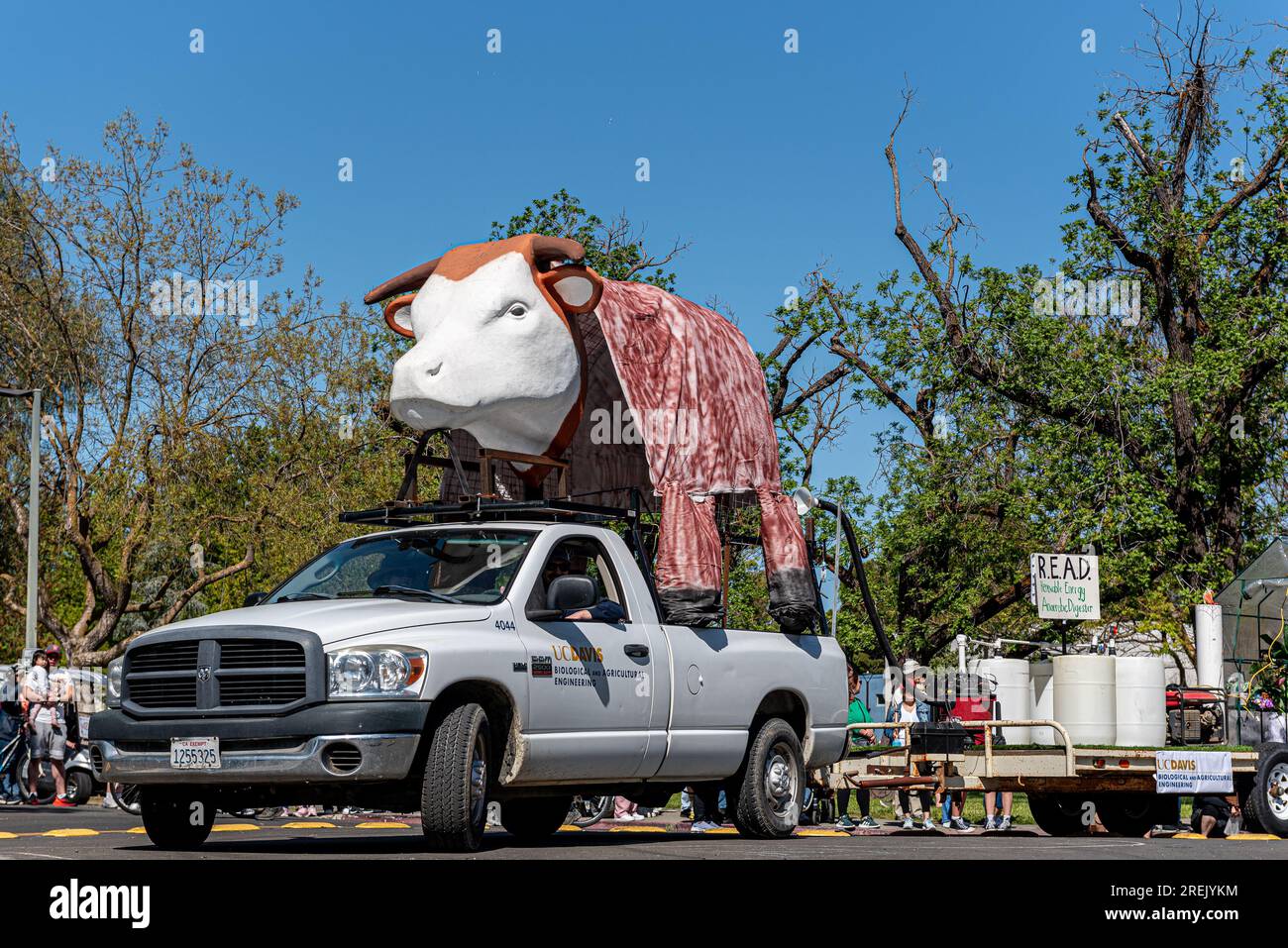 Davis, CA - April 15 2023. Picnic Day parade at the University of ...
