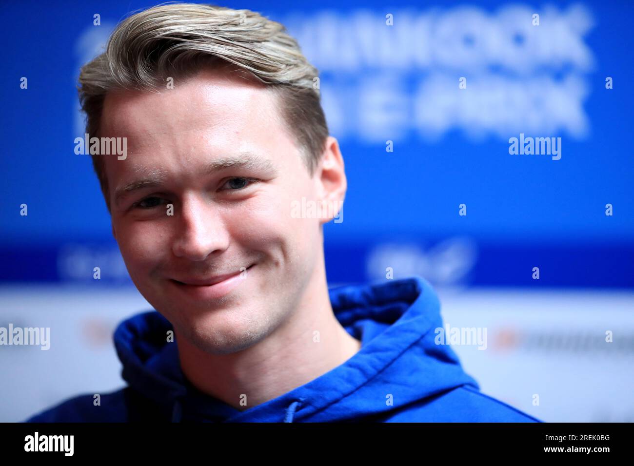 Maserati MSG Racing’s Maximilian Gunther during a press conference ...