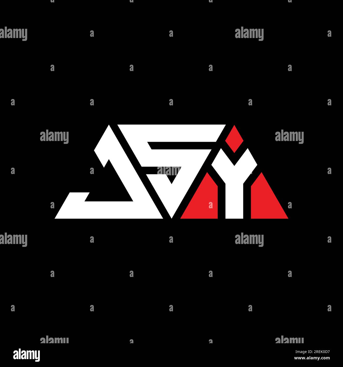 JSY triangle letter logo design with triangle shape. JSY triangle logo design monogram. JSY ...