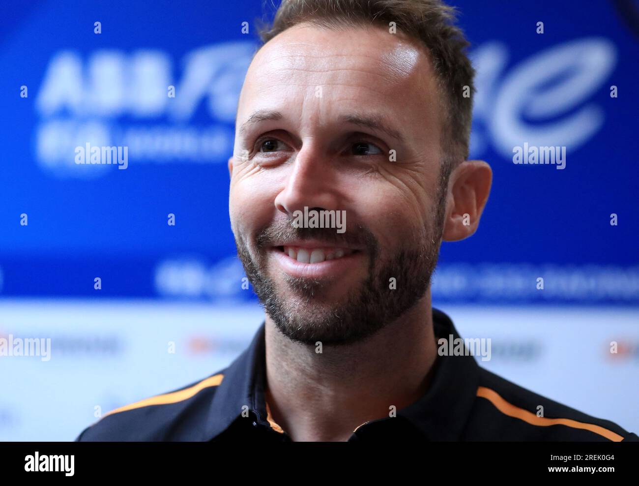 NEOM McLaren’s Rene Rast during a press conference ahead of the 2023 ...