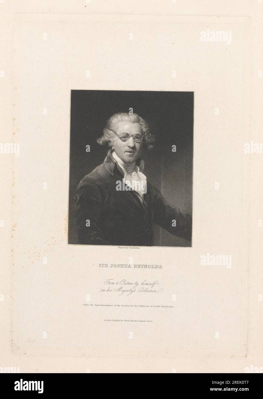 Sir Joshua Reynolds by James Posselwhite Stock Photo - Alamy