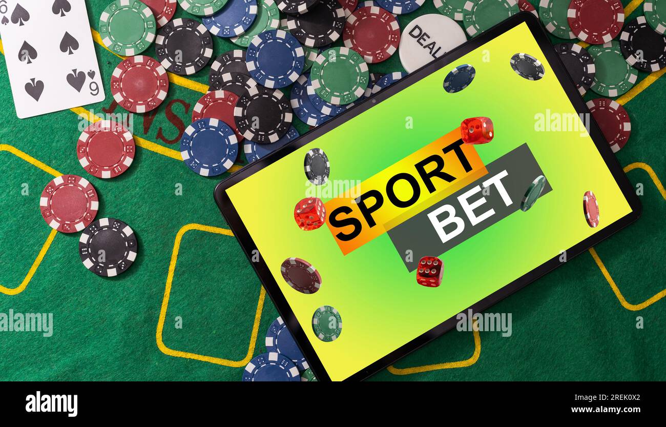 Online sports betting poster banner design template. Laptop and soccer ...