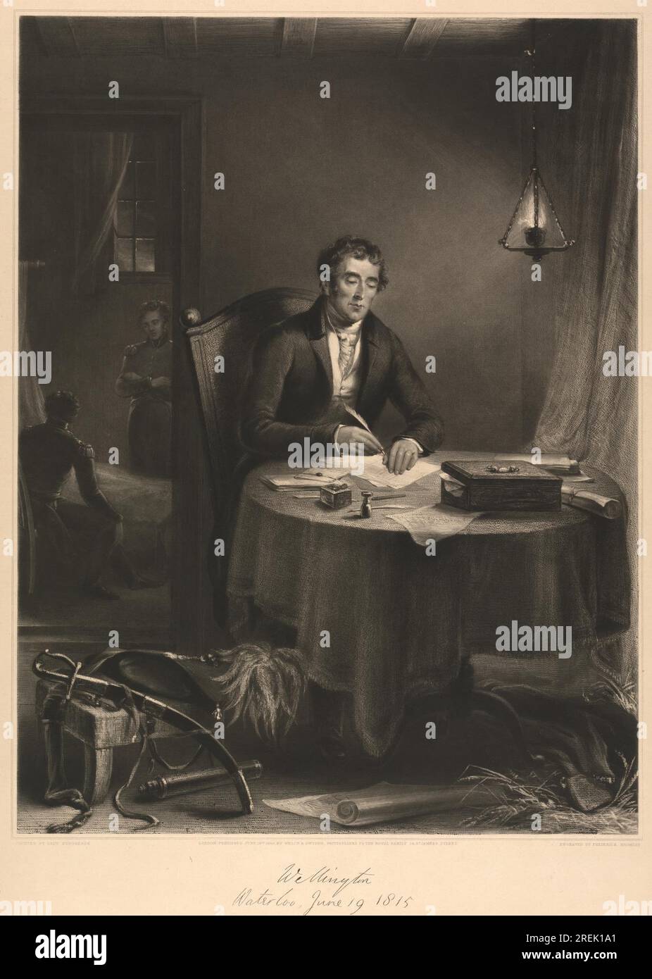 Arthur Wellesley, first Duke of Wellington, Writing the Waterloo ...