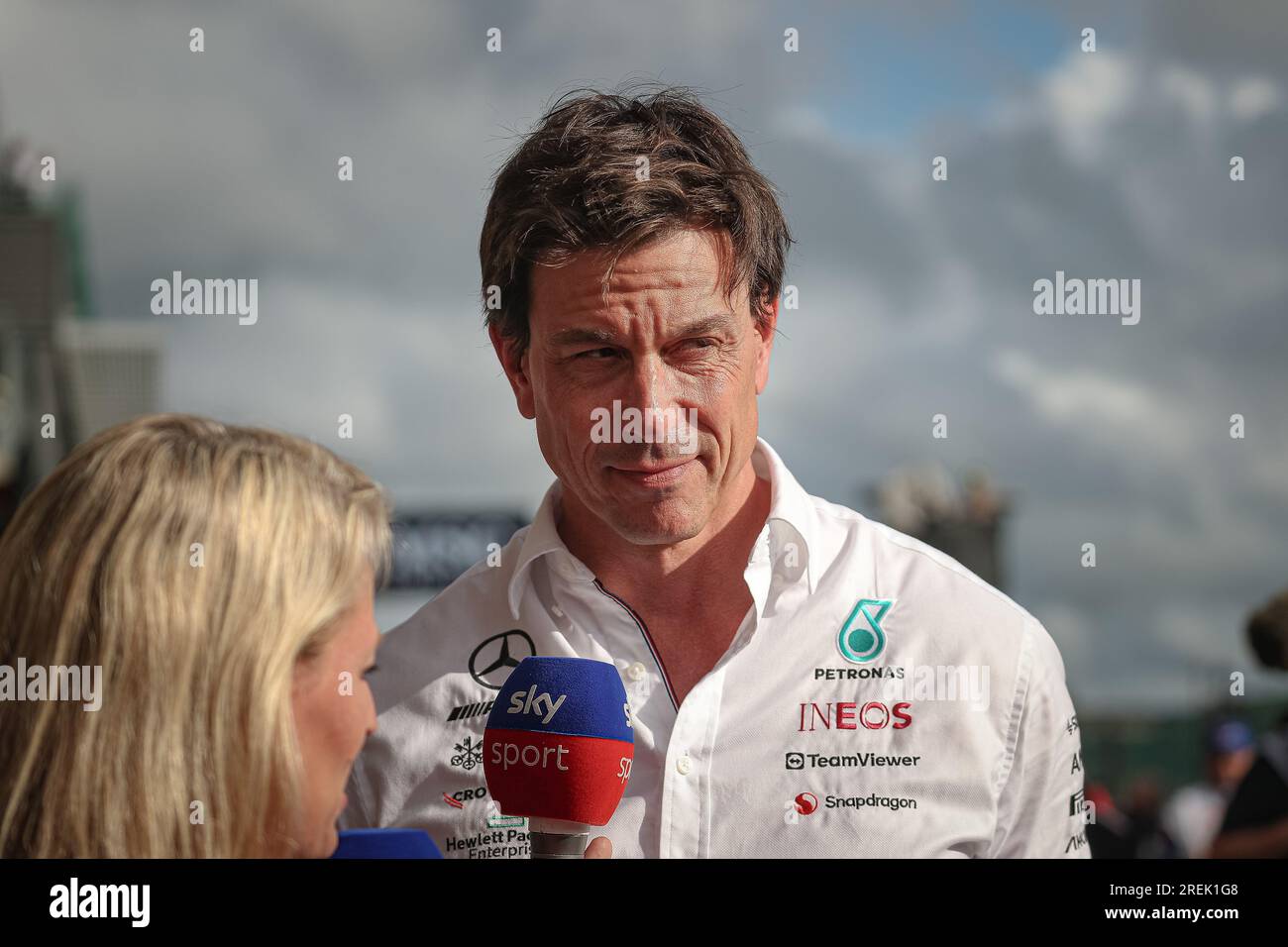 Toto Wolff Executive director of the Mercedes AMG F1 Team during the ...