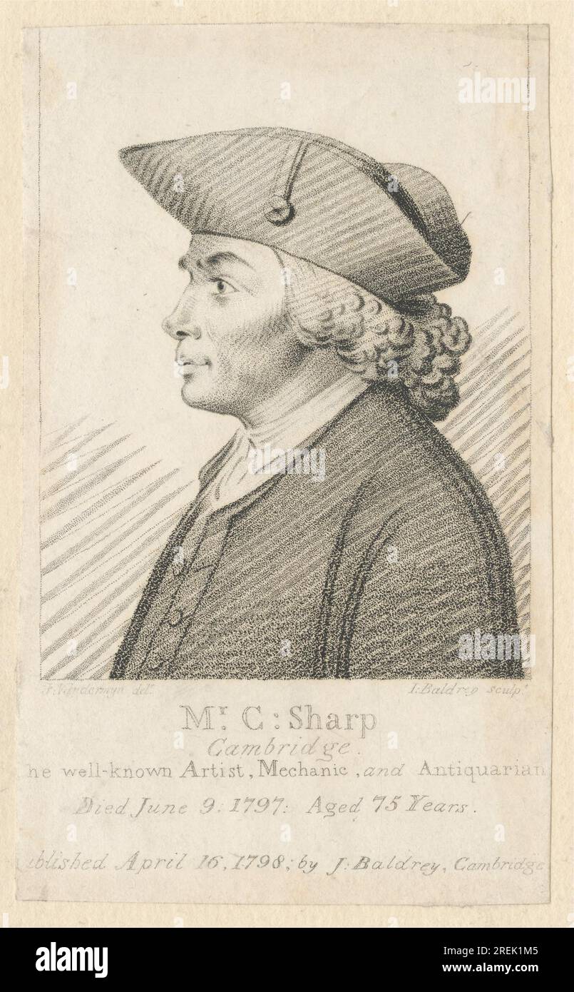Mr. C. Sharp, the Well-Known Artist, Mechanic, and Antiquarian (d. 1797 ...