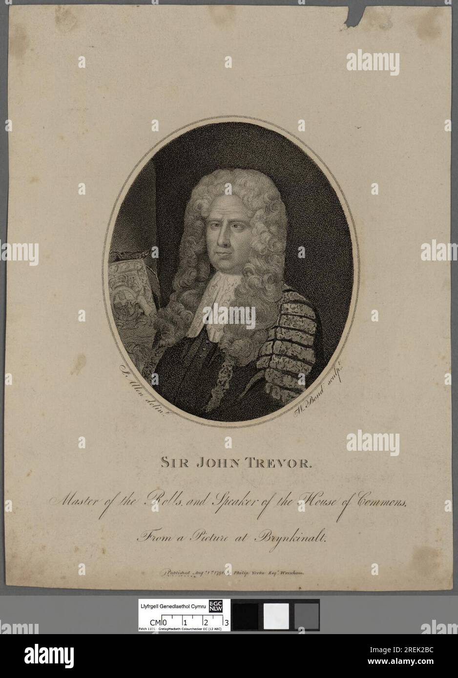 Sir John Trevor 1798 by William Bond Stock Photo - Alamy