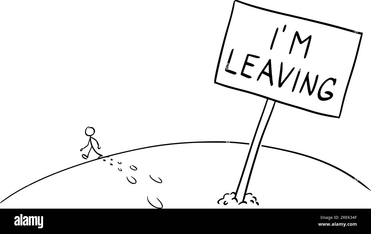 Dissatisfied customer leaving Stock Vector Images - Alamy