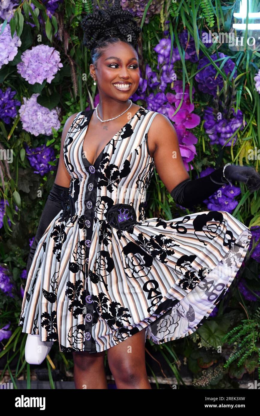 Tiana Major attending the Red carpet gala event, #TheMikeGala, hosted ...