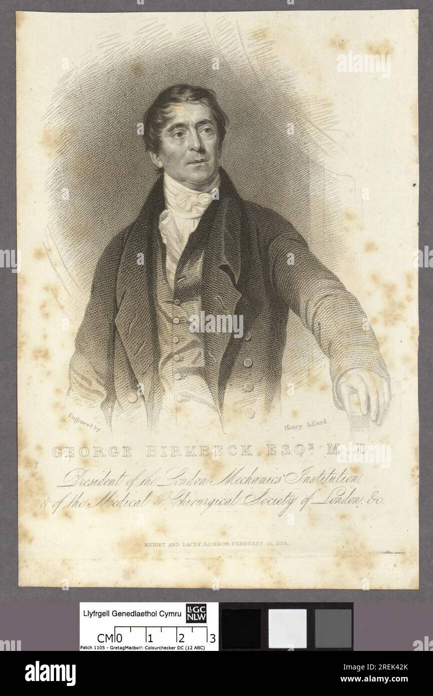 George birkbeck hi-res stock photography and images - Alamy