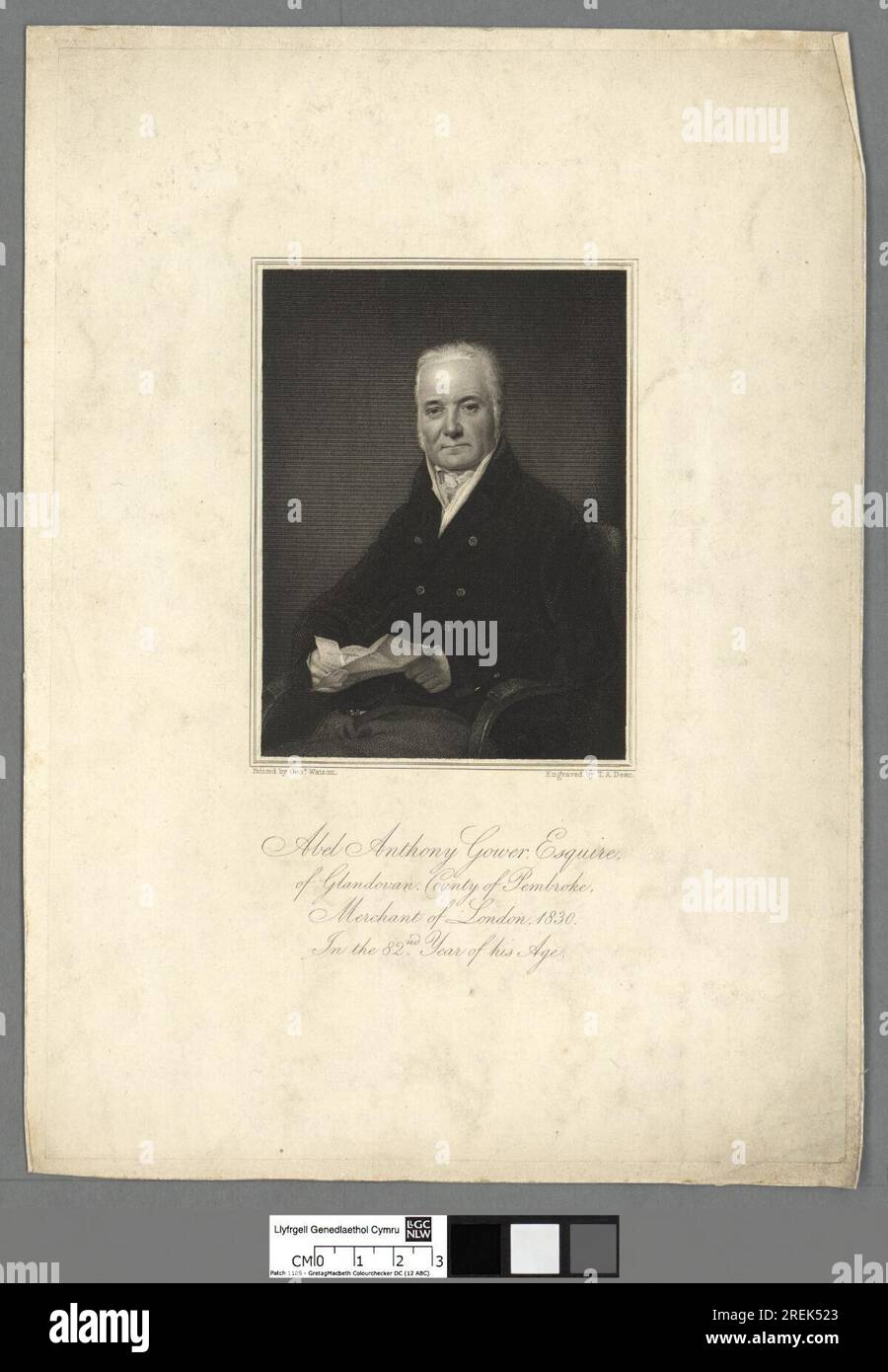 Abel Anthony Gower, Esquire, of Glandovan, County of Pembroke circa ...