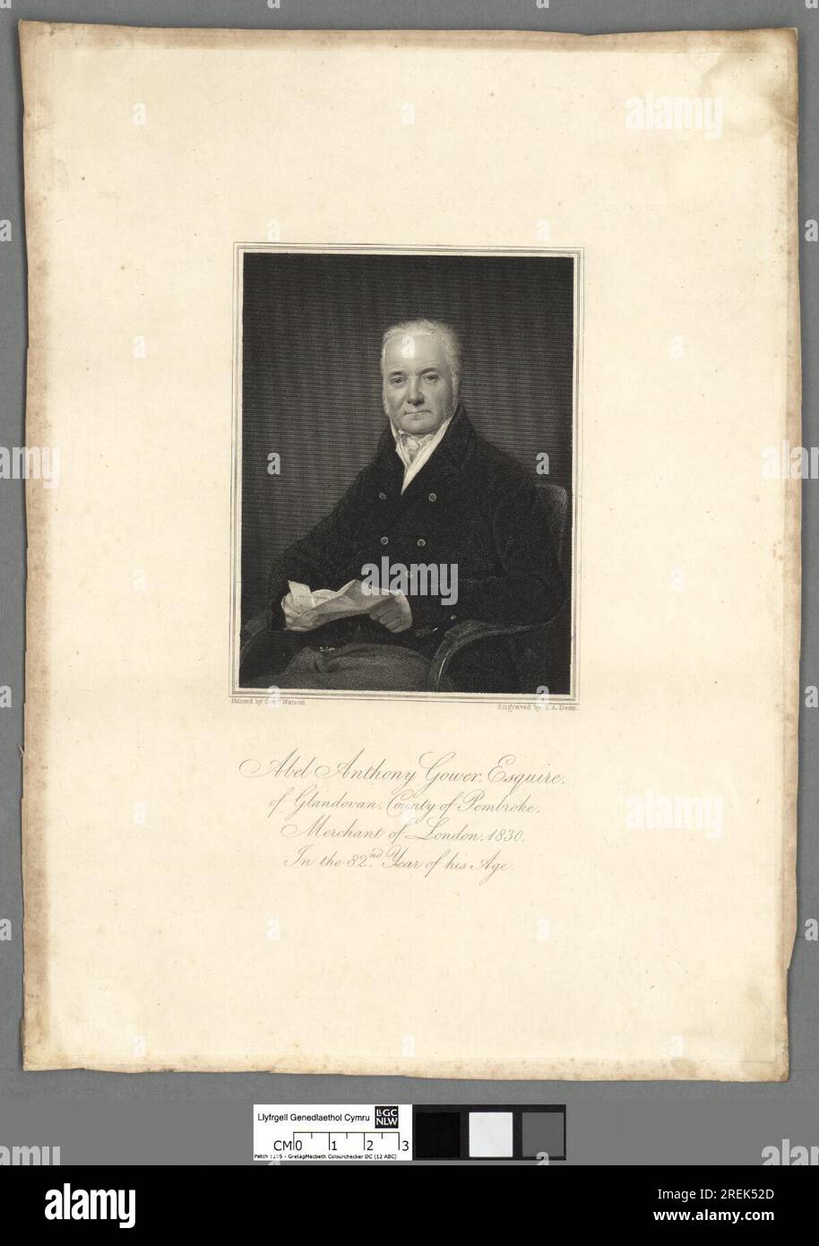 Abel Anthony Gower, Esquire, of Glandovan, County of Pembroke circa ...
