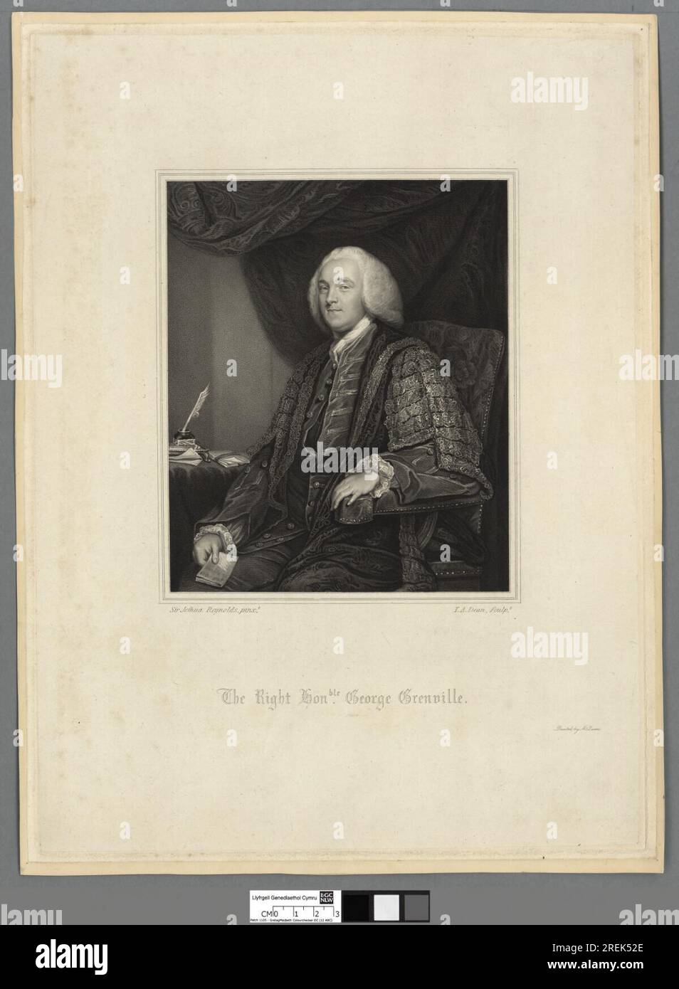 The Right Honble. George Grenville 1760s by Thomas Anthony Dean Stock ...