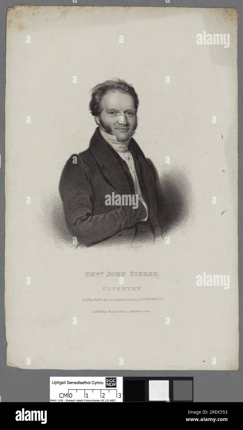 John Sibree, Coventry 1834 by Thomas Anthony Dean Stock Photo - Alamy