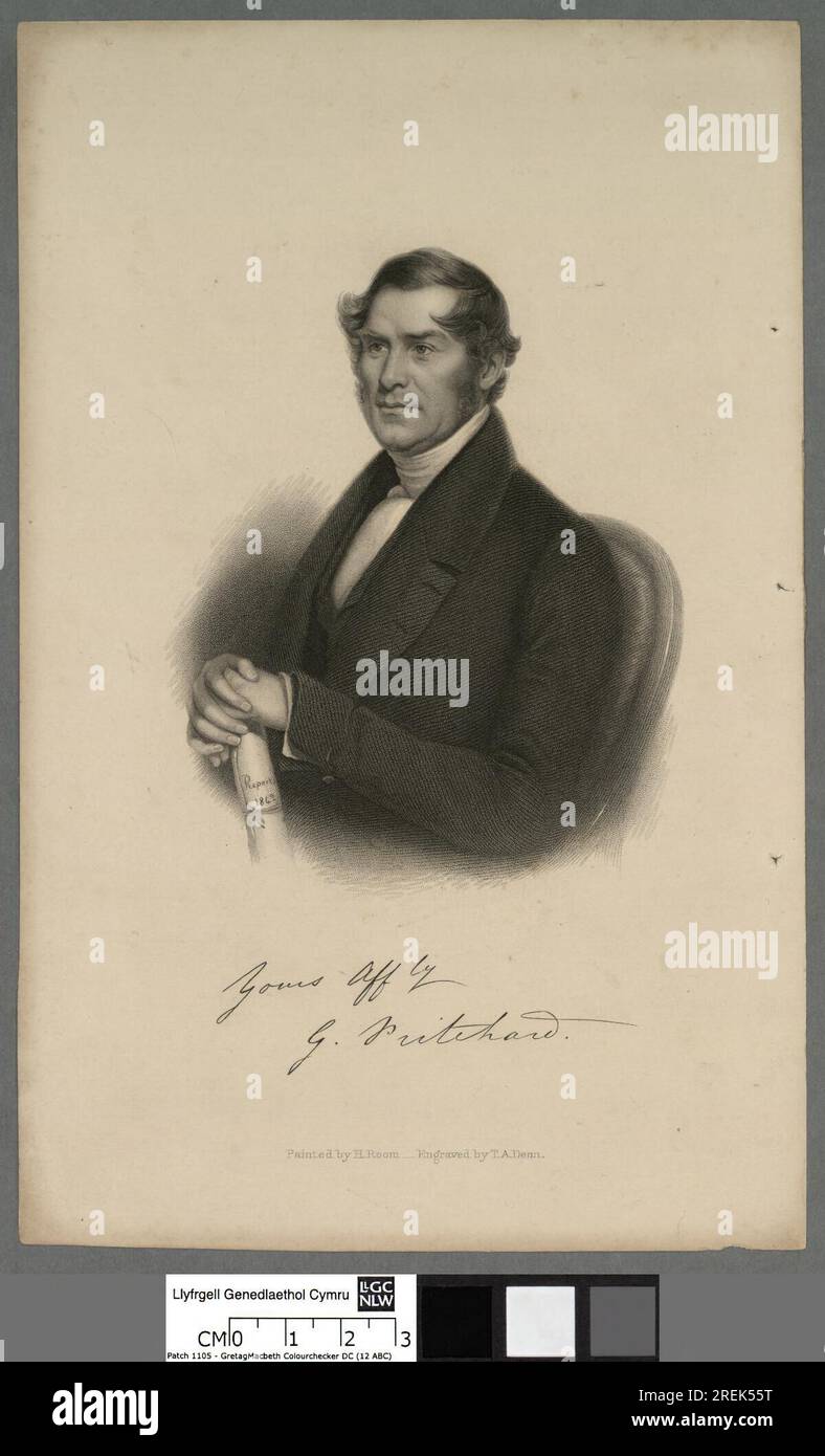 G. Pritchard 1843 by Thomas Anthony Dean Stock Photo - Alamy