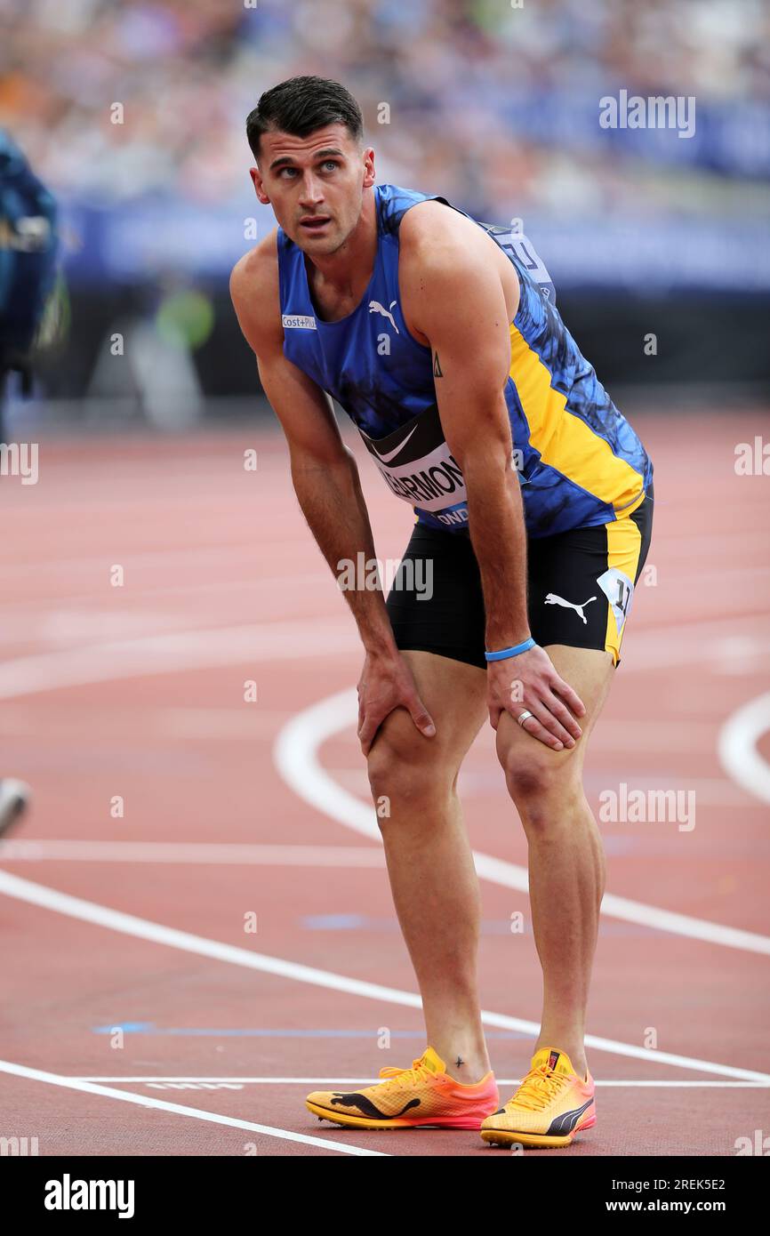 Guy LEARMONTH (Great Britain) after competing in the Men's 800m Final ...
