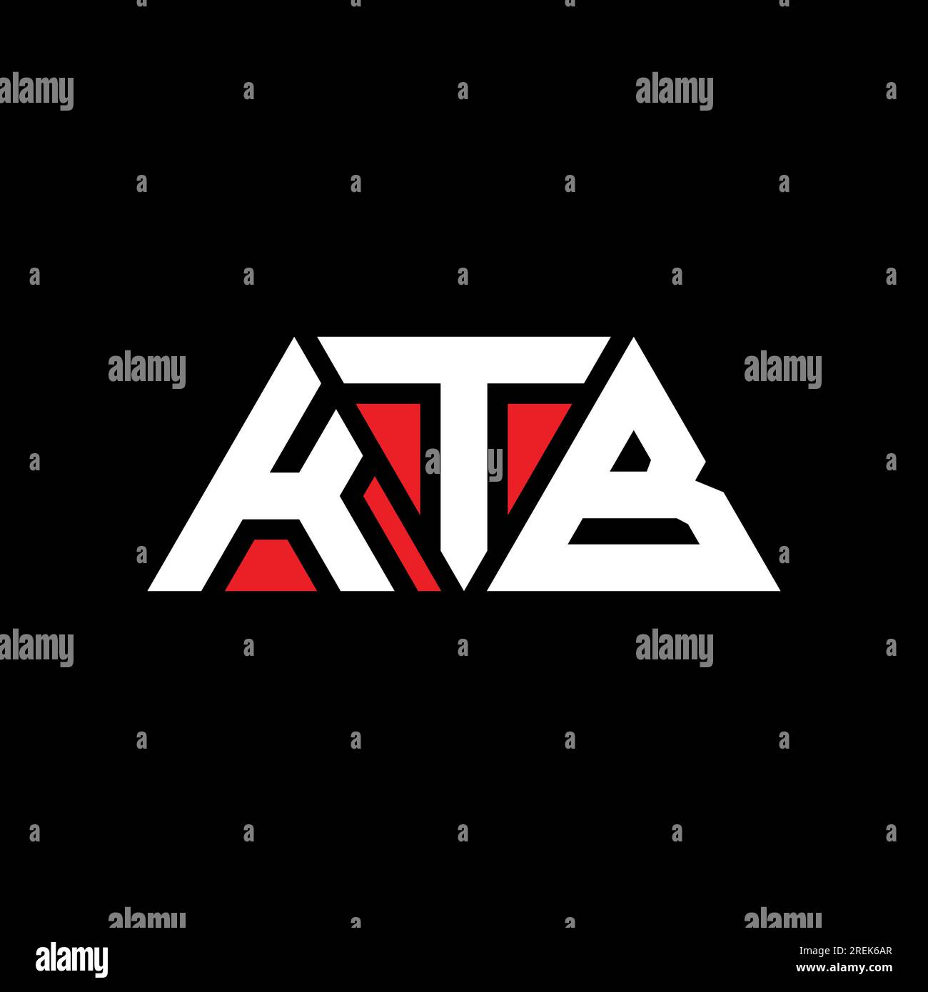 KTB triangle letter logo design with triangle shape. KTB triangle logo design monogram. KTB ...