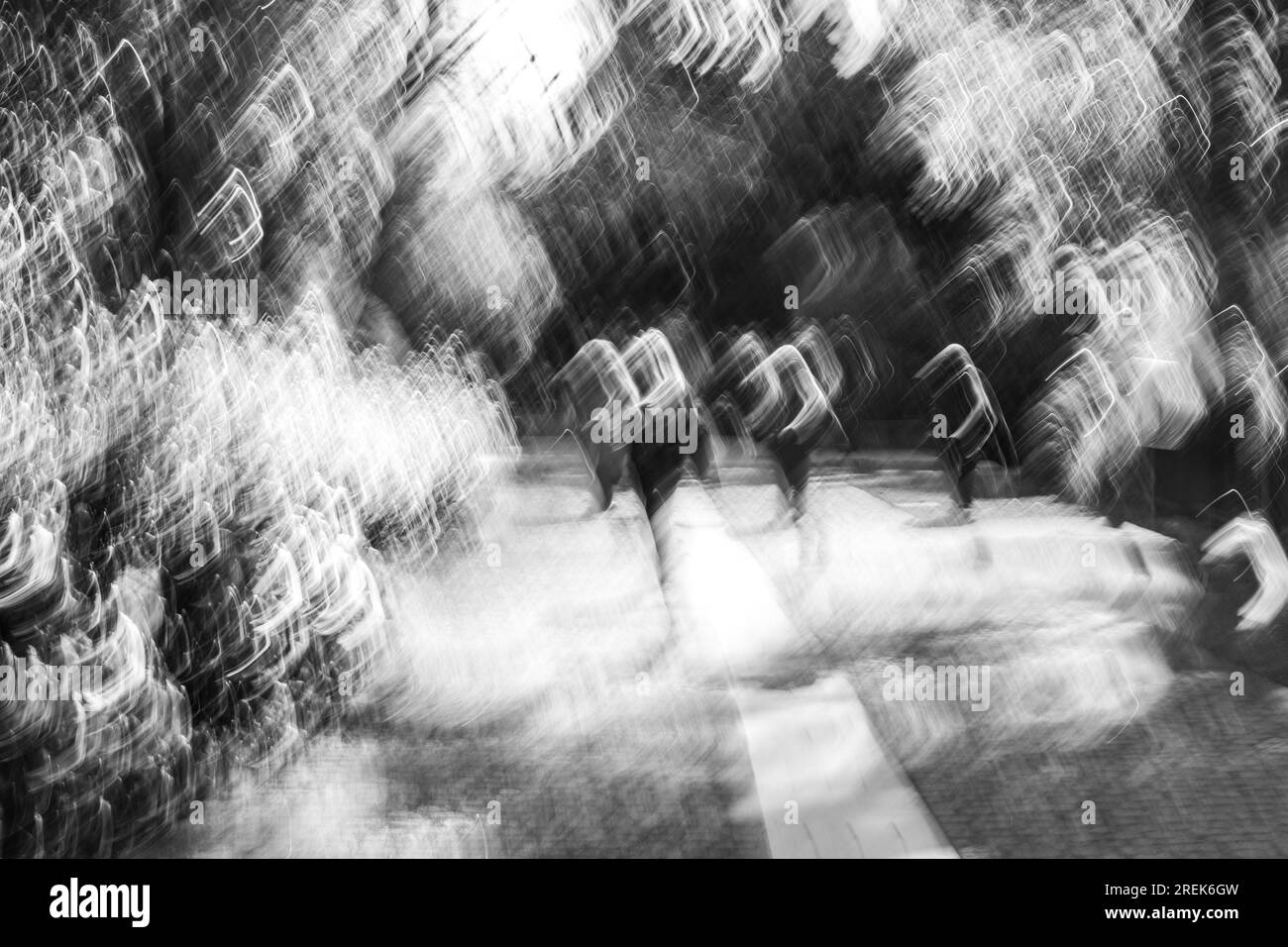 Abstract photography. Deliberately shaken, out of focus, blurred ...