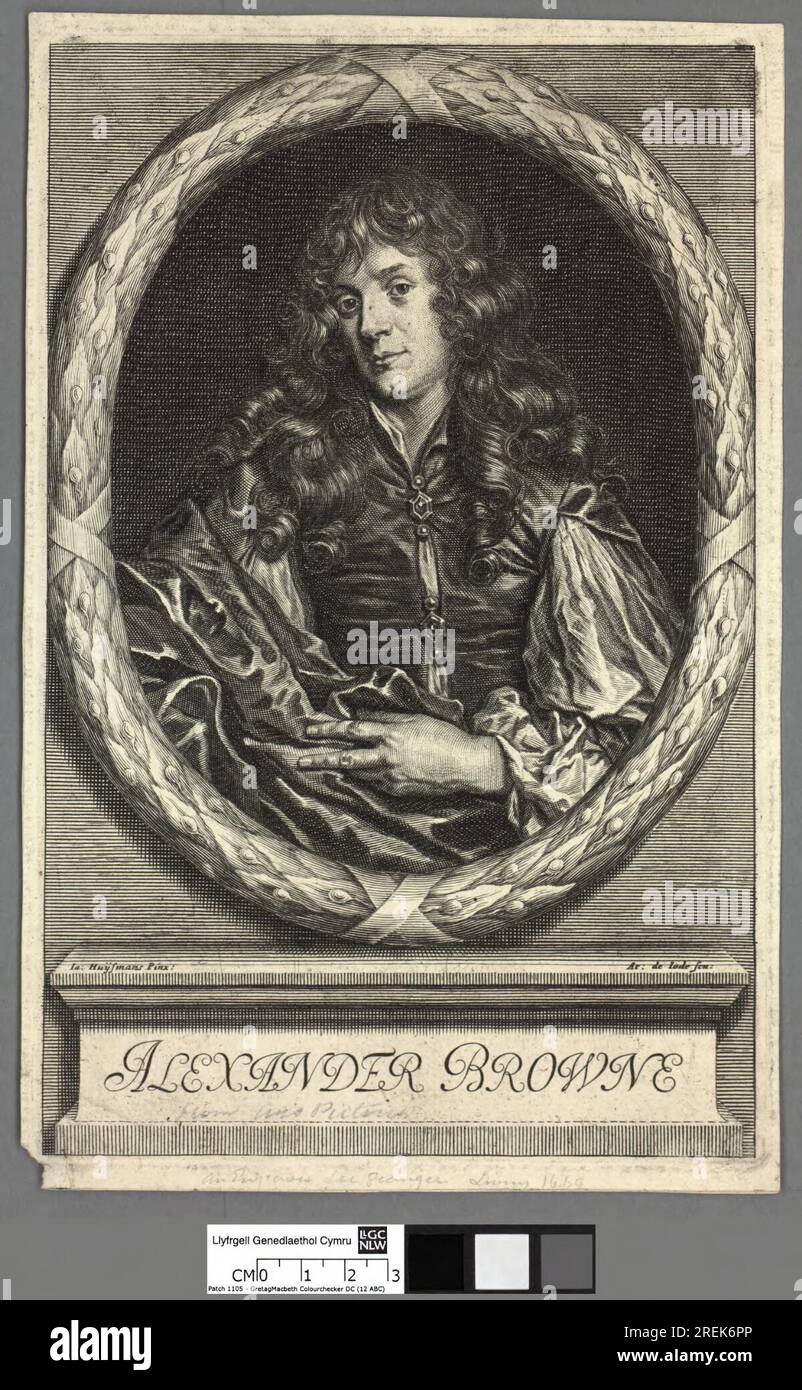 Alexander Browne 1684 by Arnold de Jode Stock Photo - Alamy