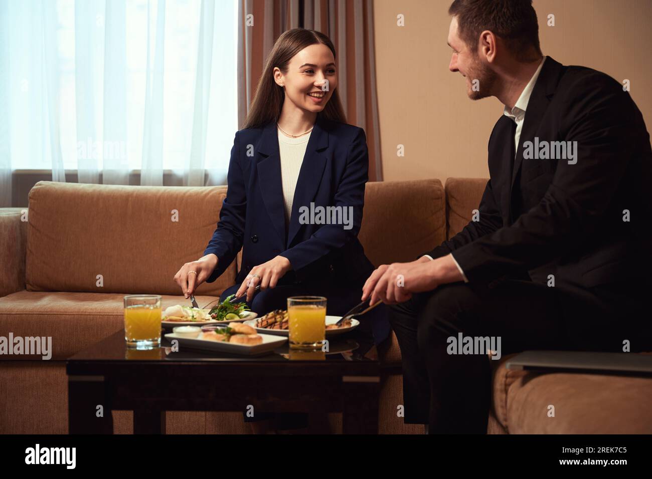 Young couple in motel room hi-res stock photography and images - Alamy