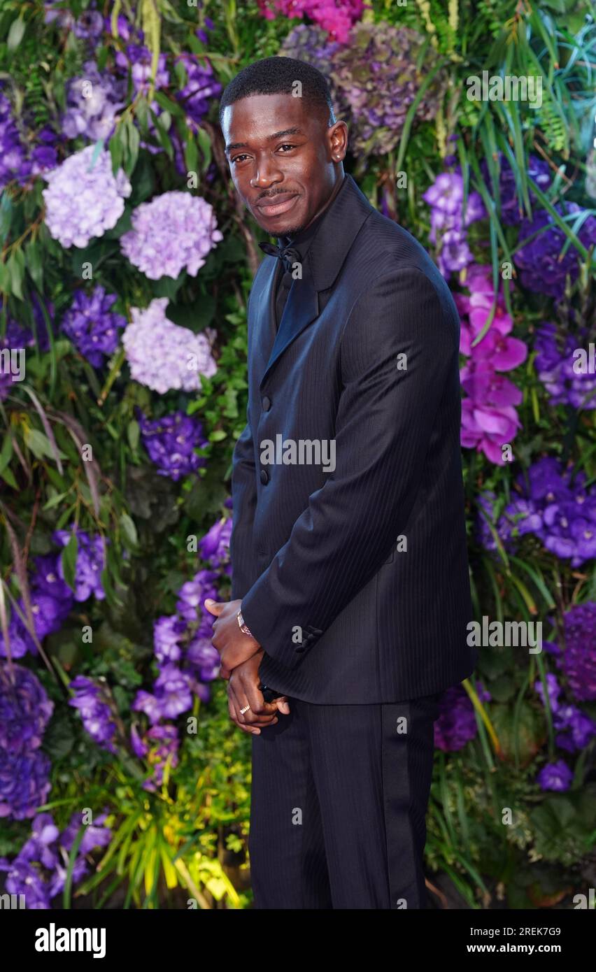 Damson Idris attending the Red carpet gala event, #TheMikeGala, hosted ...