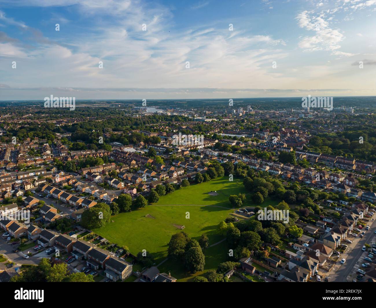 Aerial view east brunswick town hi-res stock photography and images - Alamy