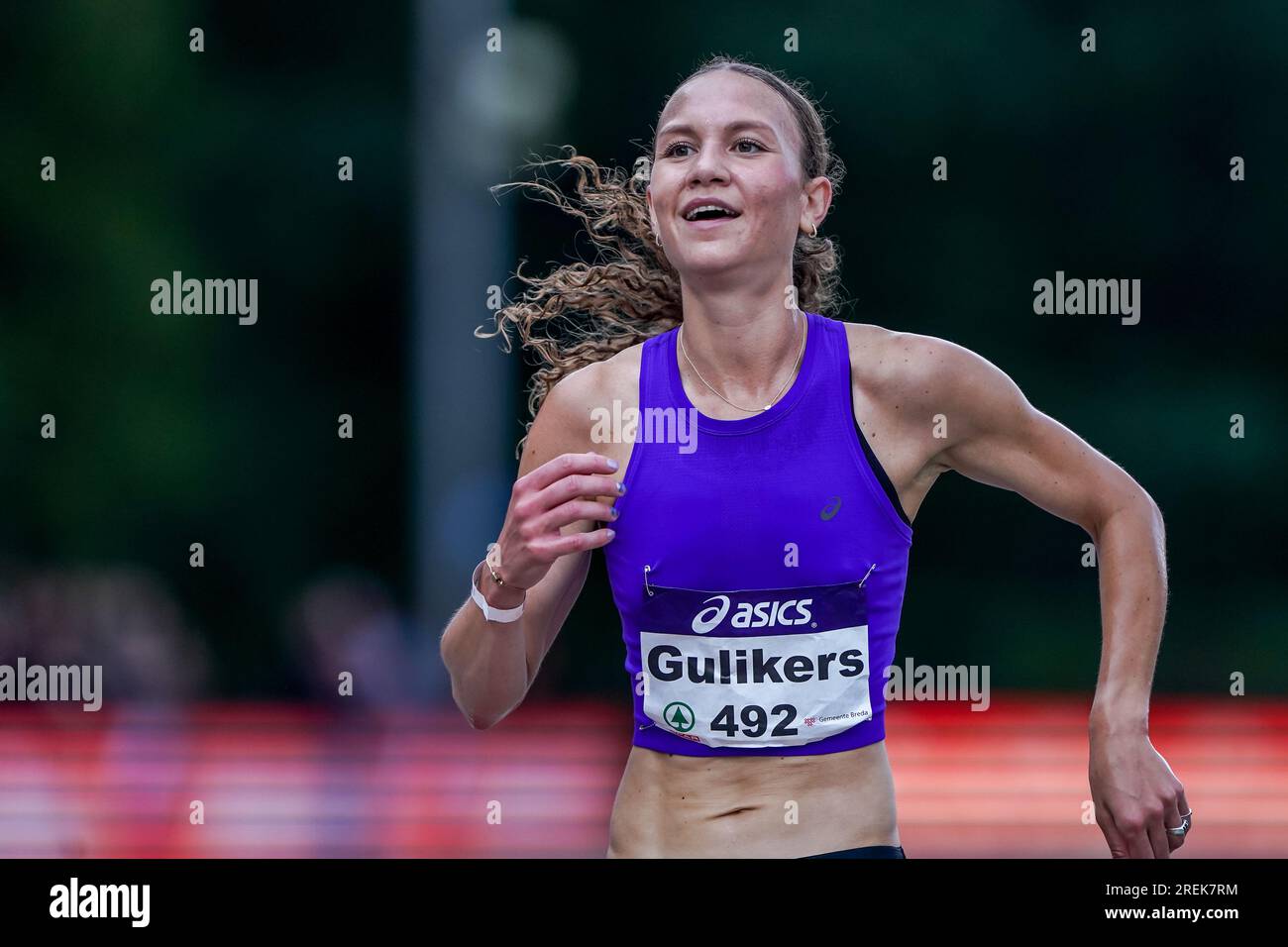 BREDA, NETHERLANDS - JULY 28: Jennifer Gulikers of AV Unitas competing ...