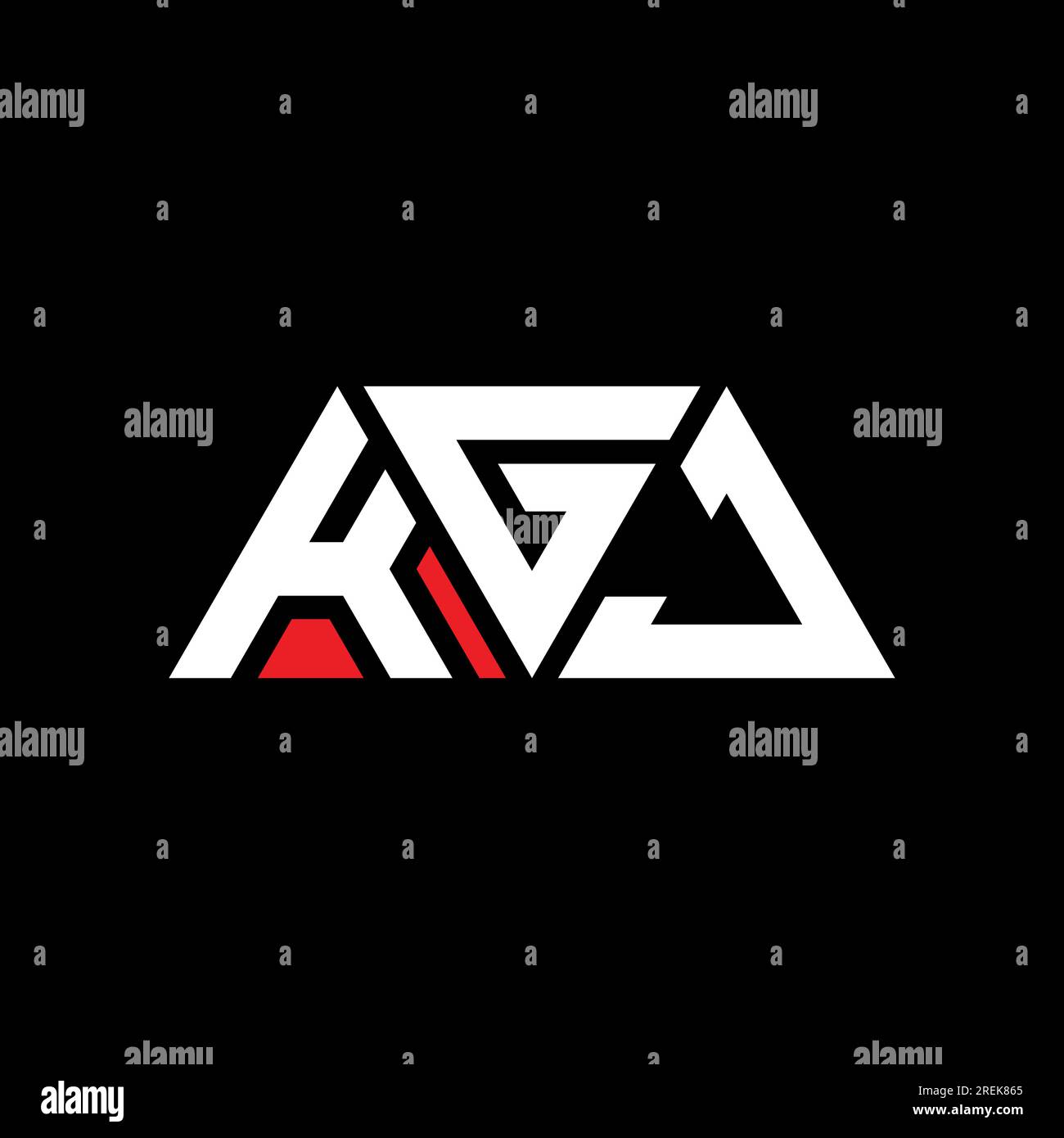 Kgj logo design hi-res stock photography and images - Alamy