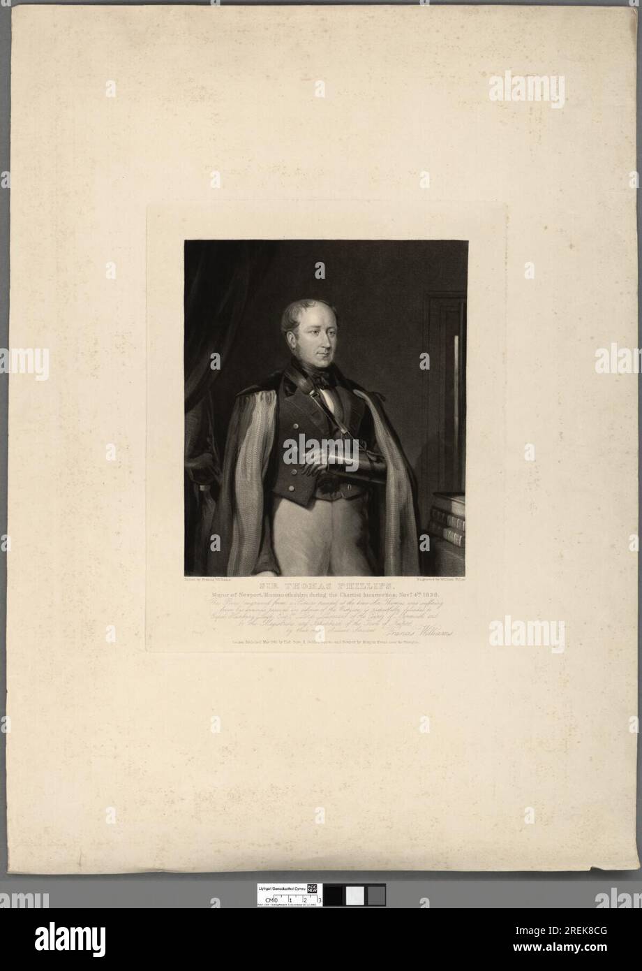 Sir Thomas Phillips 1840 by William Giller Stock Photo - Alamy