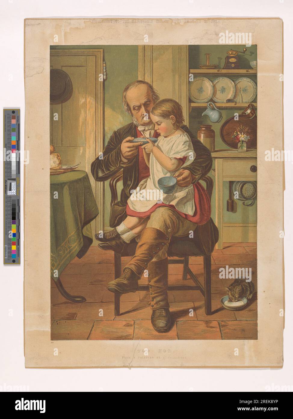 Too hot circa after 1863 by George Leighton Stock Photo - Alamy