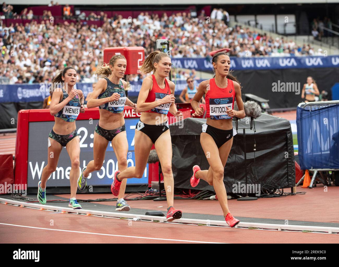 Maureen Koster of the Netherlands and Nadia Battocletti of Italy ...