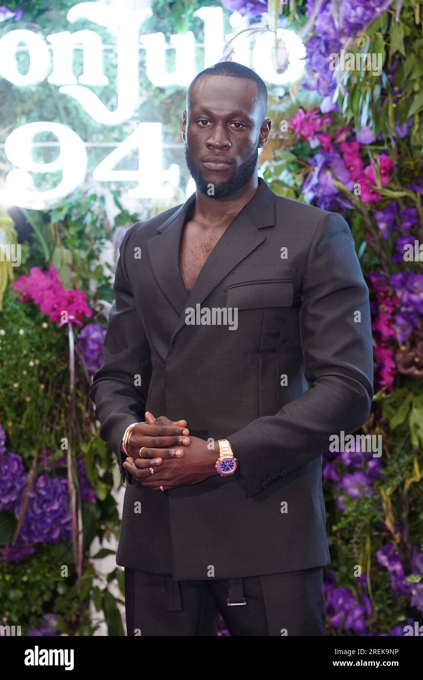 Stormzy arriving for the Red carpet gala event, #TheMikeGala, at The ...